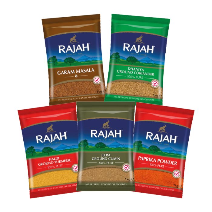 Rajah Spices Large Bulk Pack Bundle | Good Food Company – Good Food Company
